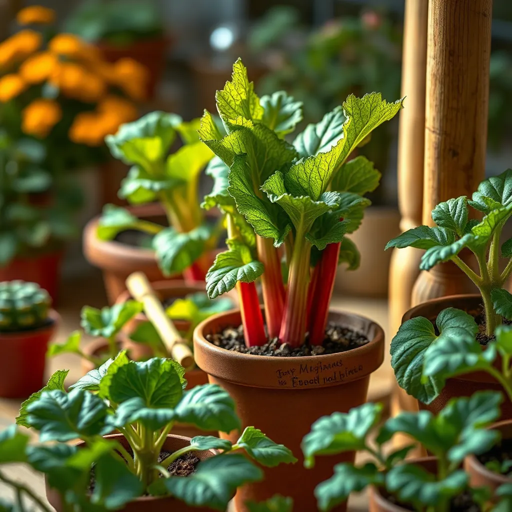 Growing Rhubarb in Pots: Essential Tips and Techniques