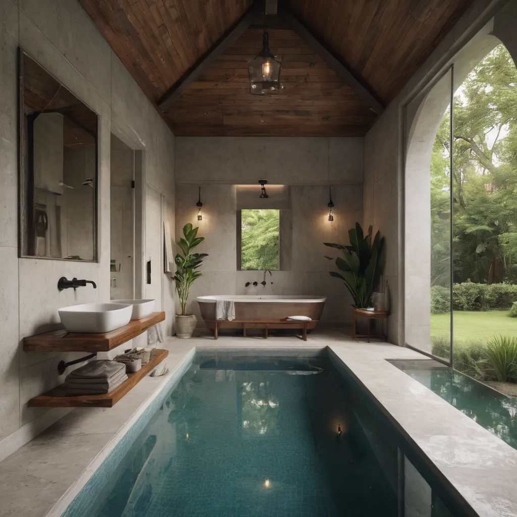 Designing a Pool House with Bathroom for Elegance