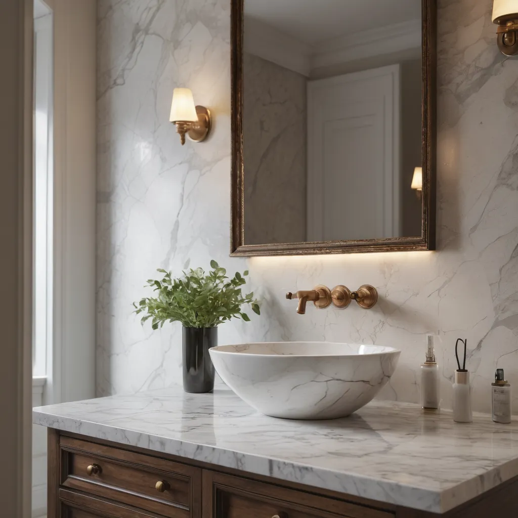 Designing a Luxurious High-End Powder Room