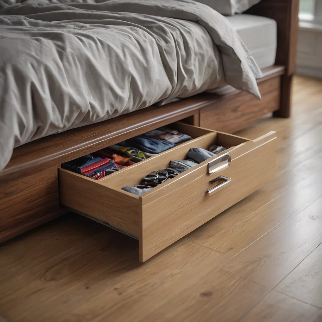 Maximizing Space with Underbed Drawers for Storage