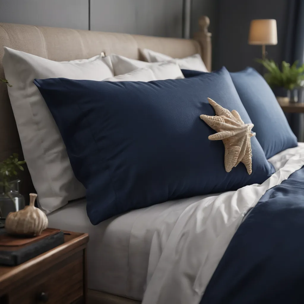 Navy Blue Coastal Bedding: Enhance Your Home's Style